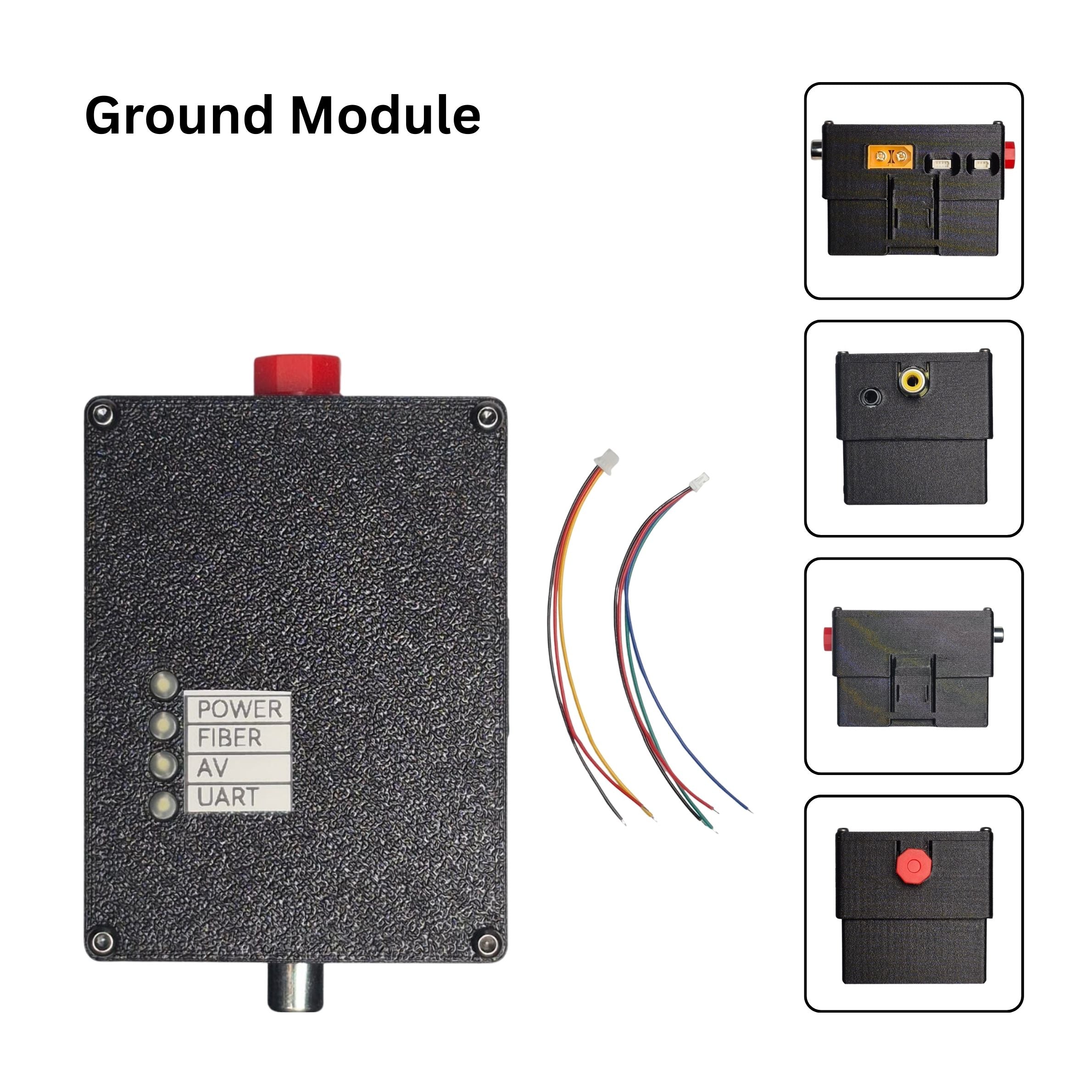 Anti-Jamming Fiber Communication FPV Drone Optical Fiber Ground Statio ...